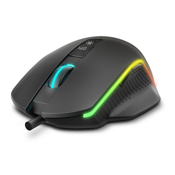 LED Gaming Mouse Krom Keos 6400 dpi RGB Black | eseekbox.com